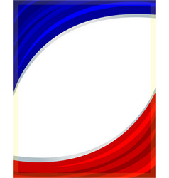 French flag symbolic frame Royalty Free Vector Image
