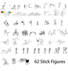 Stick-figure-ethnic-diversity-kids-T Royalty Free Vector