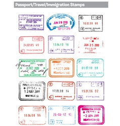 Passport & Stamp Vector Images (over 1,850) - VectorStock