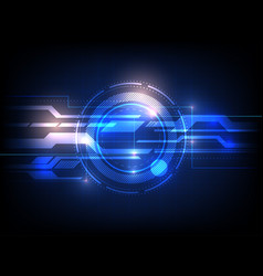 Abstract hi-tech energy interface button Vector Image