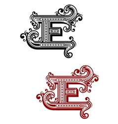 Alphabet Medieval and Roman numerals Royalty Free Vector