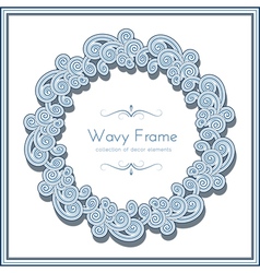 Wave borders Royalty Free Vector Image - VectorStock