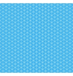 Cyan colour isometric grid seamless pattern Vector Image