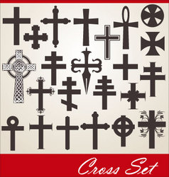 Jerusalem cross Royalty Free Vector Image - VectorStock