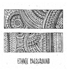Abstract hand drawn ethnic pattern Royalty Free Vector Image