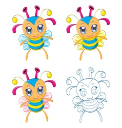 Cartoon insects Royalty Free Vector Image - VectorStock