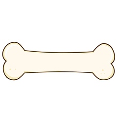 Cartoon bone Royalty Free Vector Image - VectorStock