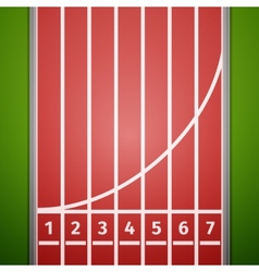 Track lanes Royalty Free Vector Image - VectorStock