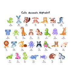 Alphabet chart Royalty Free Vector Image - VectorStock