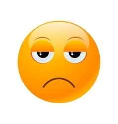 Contempt emoticon Royalty Free Vector Image - VectorStock