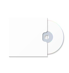 Blank cd case Royalty Free Vector Image - VectorStock