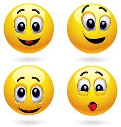 Smiley faces Royalty Free Vector Image - VectorStock