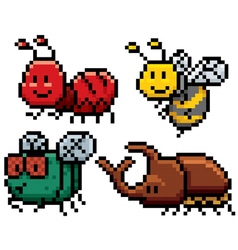 Cartoon Worm In Apple Royalty Free Vector Image