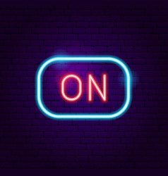 Off sign neon label Royalty Free Vector Image - VectorStock