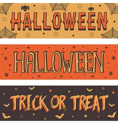Halloween sign Royalty Free Vector Image - VectorStock