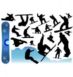 Snowboarding Royalty Free Vector Image - VectorStock