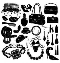 Collection of women in bikini Royalty Free Vector Image - VectorStock