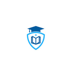 School security logo icon design Royalty Free Vector Image