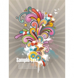 Modern funky colorful sign Vector Image by Vectron - Image #13976576 ...