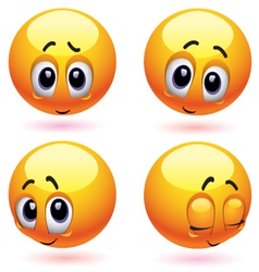 Smiley faces Royalty Free Vector Image - VectorStock