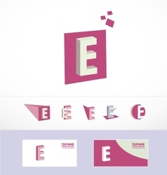 E & Logo Vector Images (over 1,500) - VectorStock