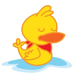 Cute cartoon sleeping baby Royalty Free Vector Image