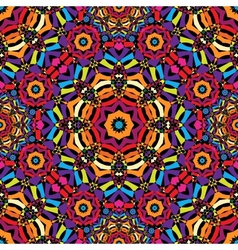 Rainbow color geometric seamless pattern Vector Image