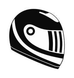 Racing helmets icons Royalty Free Vector Image