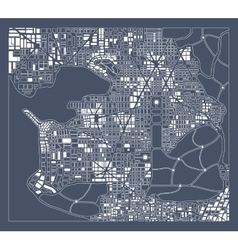 Street map Royalty Free Vector Image - VectorStock