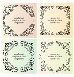 Set of frames Royalty Free Vector Image - VectorStock