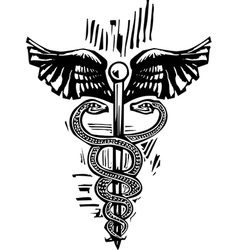 Norse God Odin and Wheel Symbol Royalty Free Vector Image