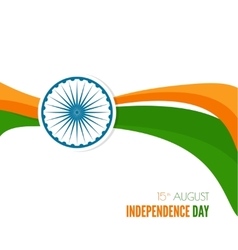 August 15 india independence day hand fist symbol Vector Image
