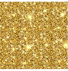 Gold glitter heart golden sparcle st Royalty Free Vector