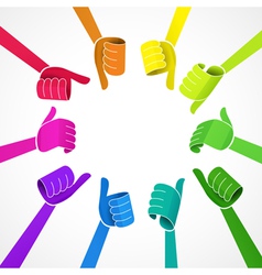 United hands Royalty Free Vector Image - VectorStock