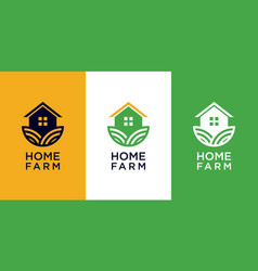 Agriculture home farm logo icon element Royalty Free Vector