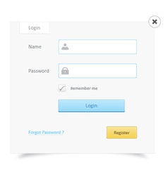User Login 5 Royalty Free Vector Image - VectorStock