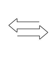 Two combined arrows Royalty Free Vector Image - VectorStock