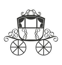 Royal carriage Royalty Free Vector Image - VectorStock