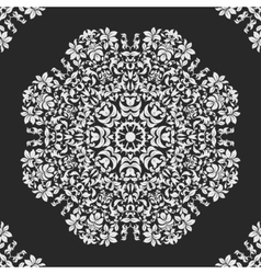 Round lace pattern Mandala Royalty Free Vector Image