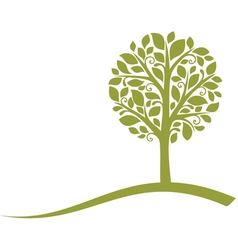 Trees and parks logo design elements Royalty Free Vector Image ...