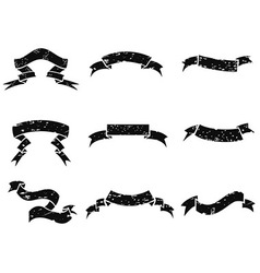 Torn ribbon banners Royalty Free Vector Image - VectorStock