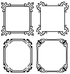 Blank frames Royalty Free Vector Image - VectorStock
