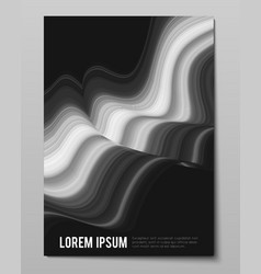 Abstract background colorful wave shapes trendy Vector Image