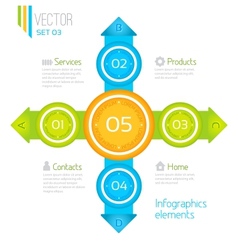 Infographic design for businesses Royalty Free Vector Image