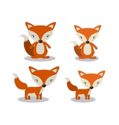 Simple fox Royalty Free Vector Image - VectorStock