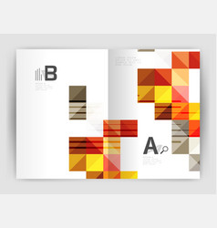 Abstract block design background Royalty Free Vector Image