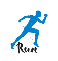 Running man Royalty Free Vector Image - VectorStock