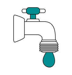 Cartoon tap Royalty Free Vector Image - VectorStock