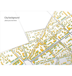 City panorama historic low-rise downtown district Vector Image