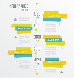 Diagram and Time Line design Royalty Free Vector Image